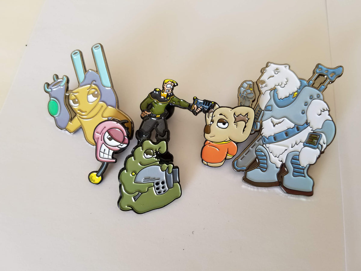 Pins – Tagged "Pin" – Schlock Mercenary Store