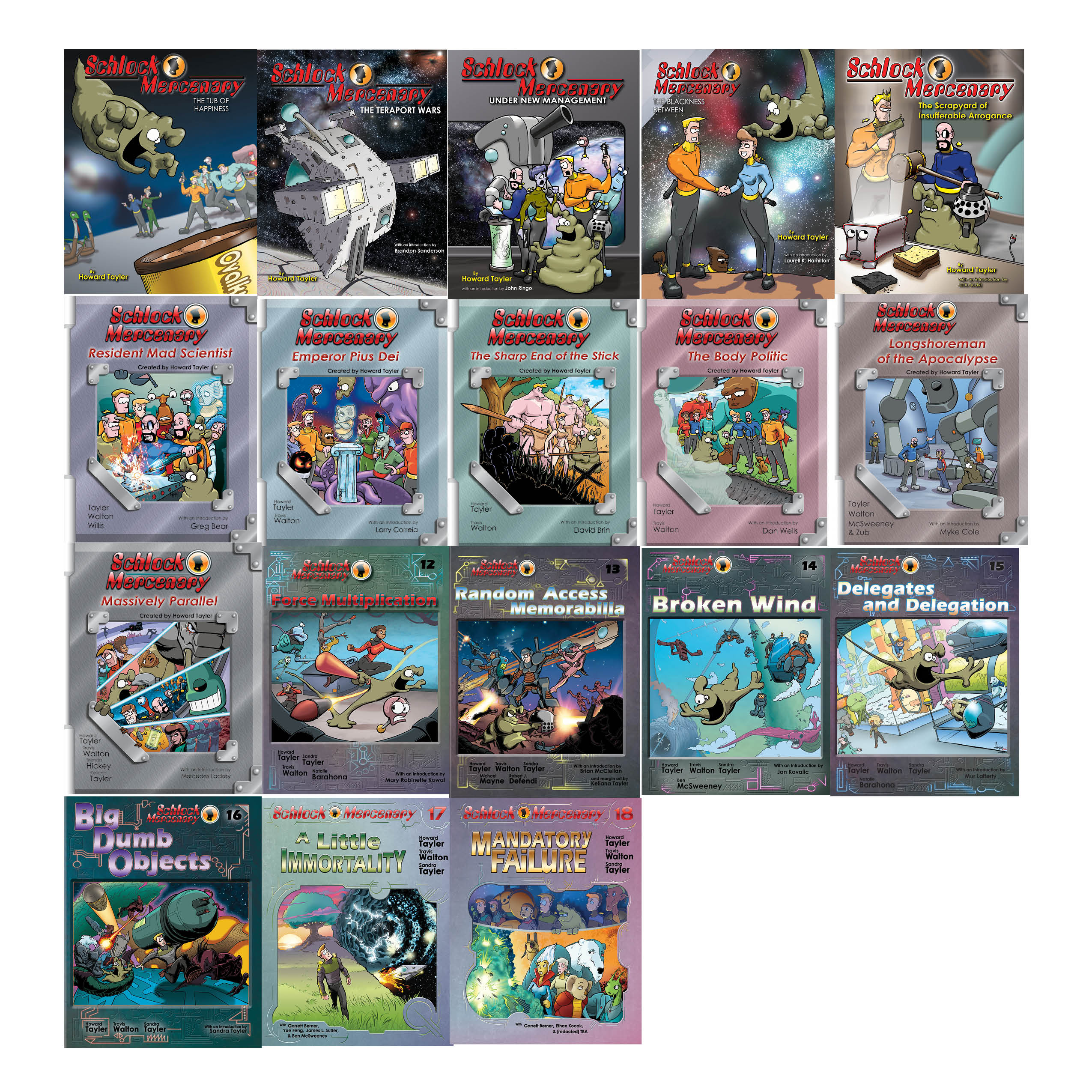 18 Book Bundle – Schlock Mercenary Store